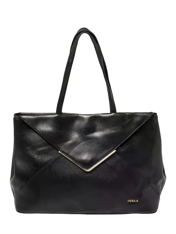 Furla Leather Tote - Black
