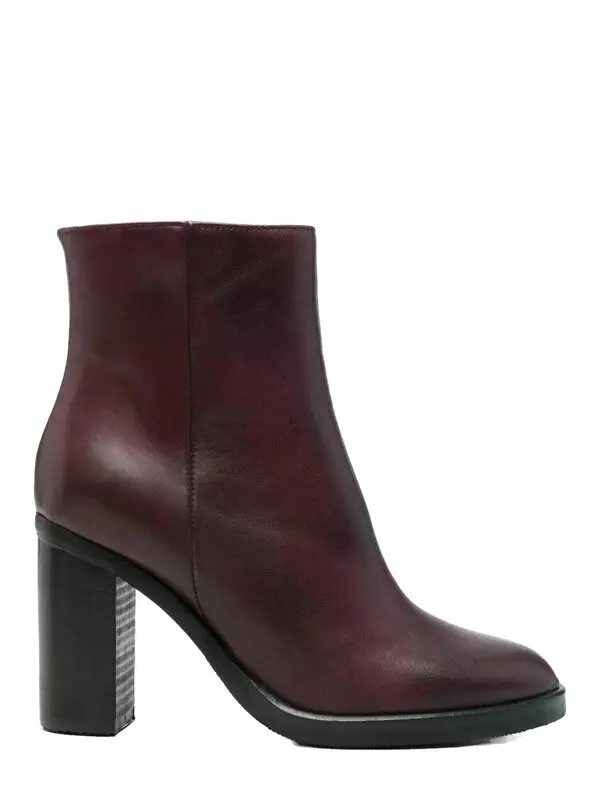 PAOLA PARISI 90mm Block-heel Boots - Red