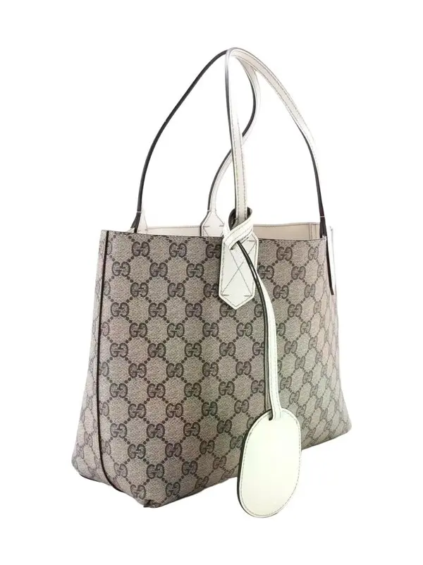 Gucci Reversible Gg Print Small Tote Bag - Brown