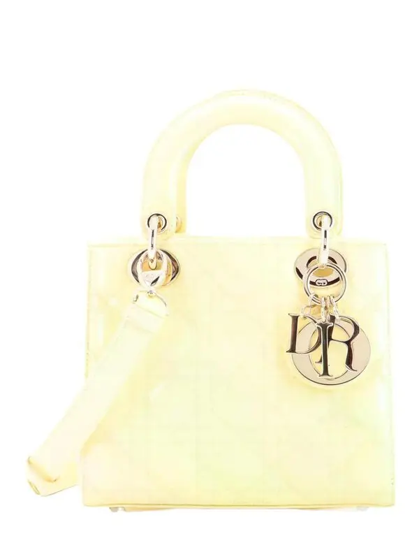 Dior Lady Nm Small Satchel - Yellow