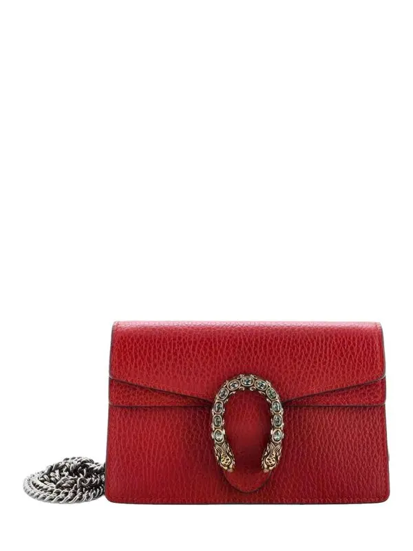 Gucci Dionysus Super Mini Clutch Bag - Red