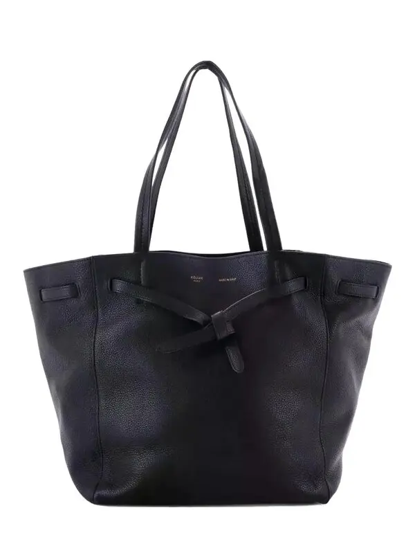 Celine Phantom Tie Cabas Medium Tote Bag - Black