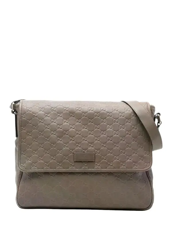 Gucci Ssima Crossbody Bag - Brown