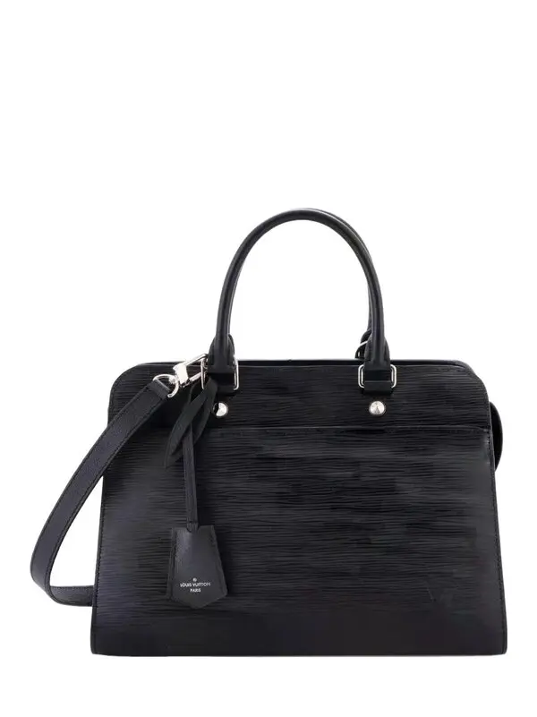 LOUIS VUITTON Vaneau Mm Tote Bag Epi Leather - Black