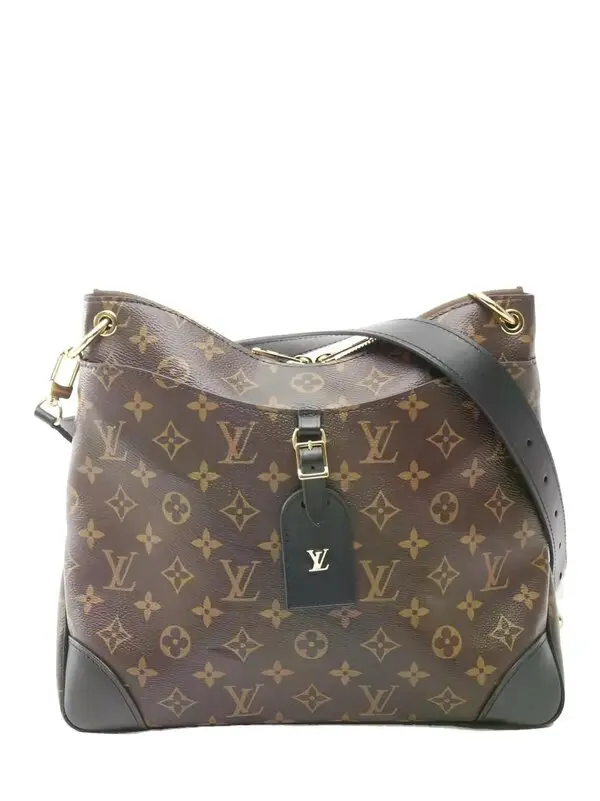 LOUIS VUITTON Odeon Nm Mm Monogram Shoulder Bag - Brown