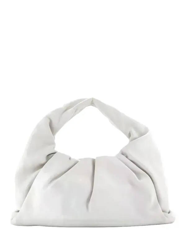 Bottega Veneta The Shoulder Pouch Leather Medium Hobo Bag - White