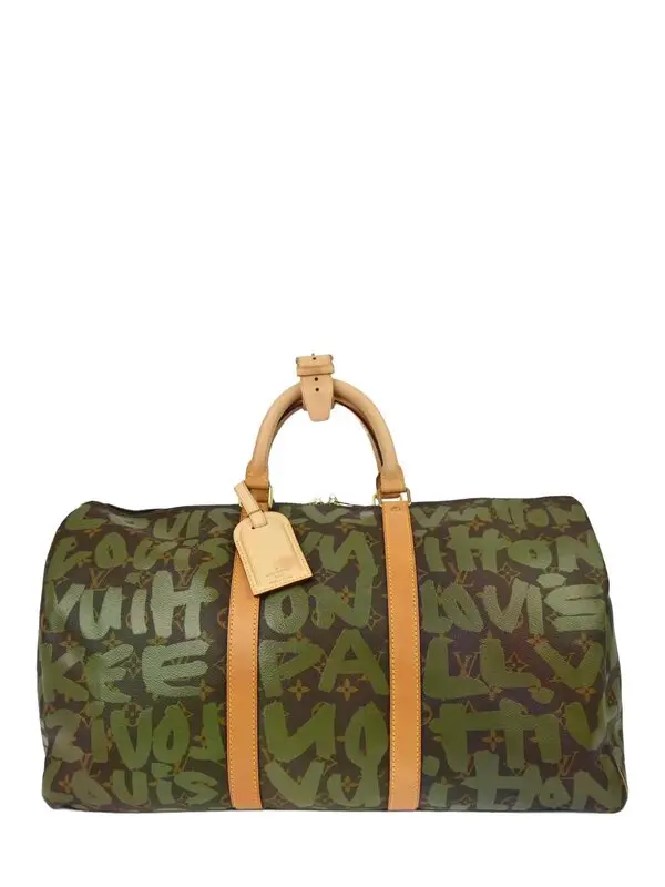 LOUIS VUITTON X Stephen Sprouse Keepall 50 Travel Bag - Brown