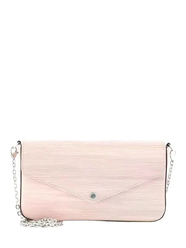 LOUIS VUITTON Felicie Pochette Epi Leather Crossbody Bag - Pink