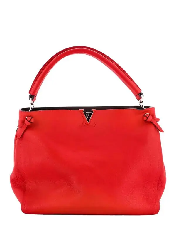 LOUIS VUITTON Tournon Leather Hobo Bag - Red