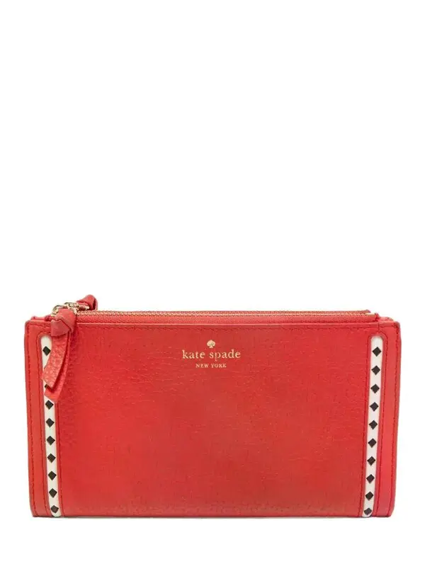 Kate Spade New York Leather Clutch - Red