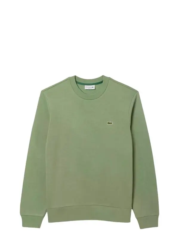 Lacoste Round-neck Logo Sweatshirt - Green