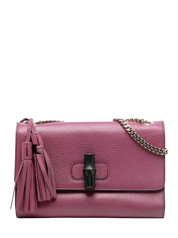 Gucci 2016-2025 Medium Miss Bamboo Crossbody Bag - Pink