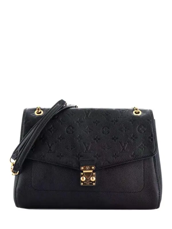 LOUIS VUITTON Saint Germain Shoulder Bag Monogram Empreinte Leather Mm - Black