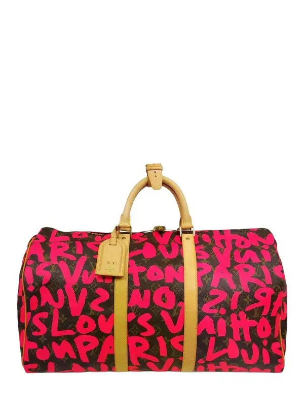 LOUIS VUITTON 2009 Keepall 50 Travel Bag - Pink