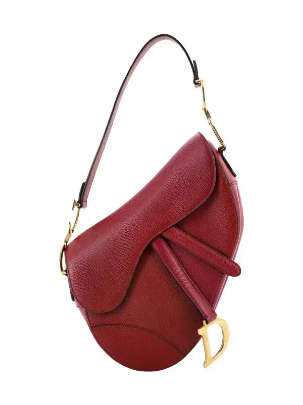 Dior Saddle Medium Shoulder Bag - Red