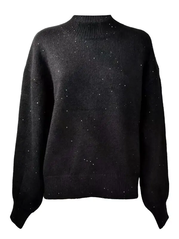 CRUNA Lorelay Long-sleeve Sweater - Black