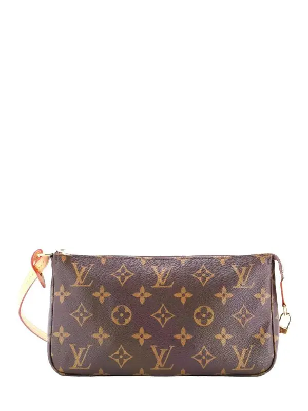 LOUIS VUITTON Chain Pochette Accessoires Nm Monogram Canvas - Brown