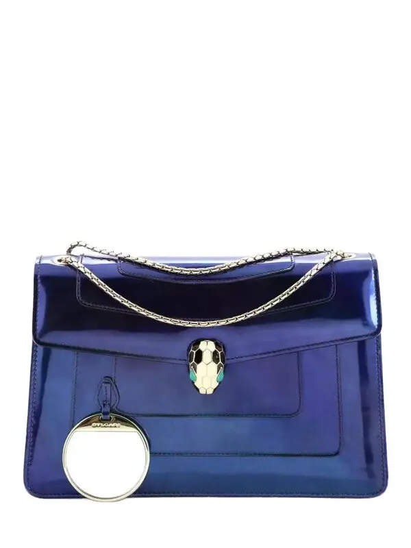 BVLGARI Serpenti Forever Medium Shoulder Bag - Blue