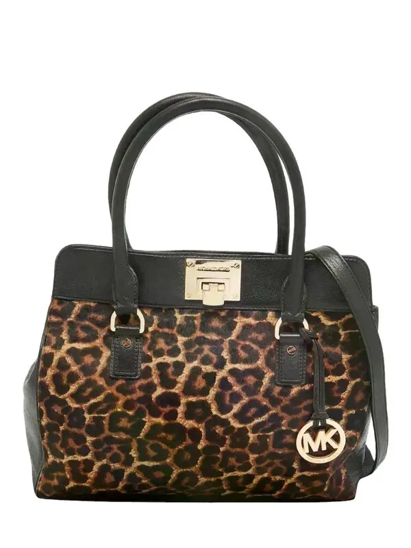 Michael Kors Calfhair Tote Bag - Brown
