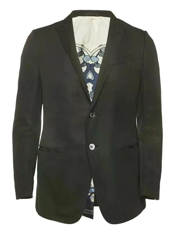 Gucci Gabardine Tailored Blazer - Black