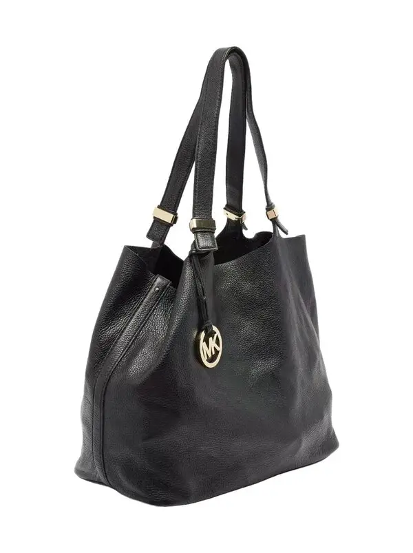 Michael Kors Leather Tote Bag - Black