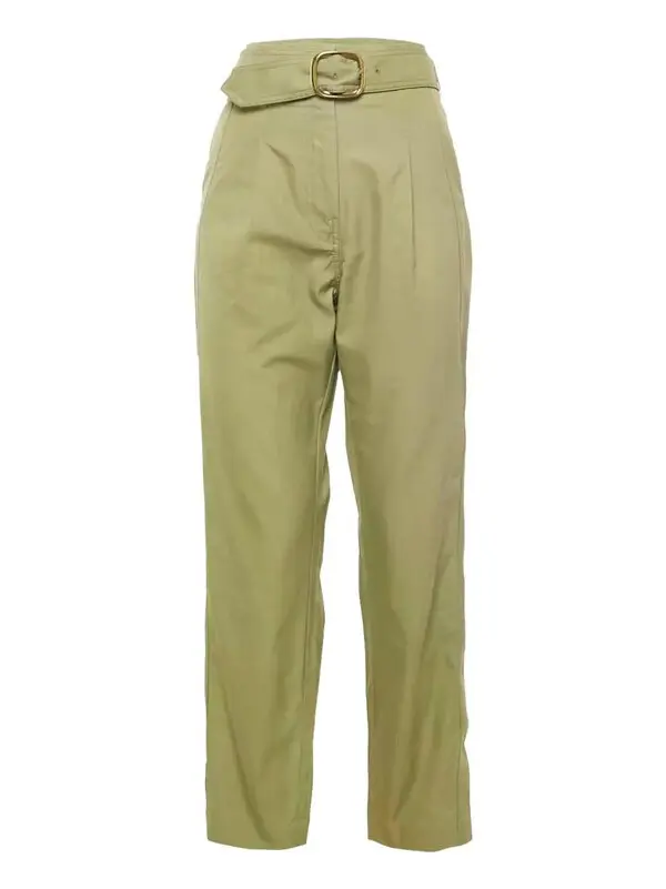 Sandro Belted Trousers - Green