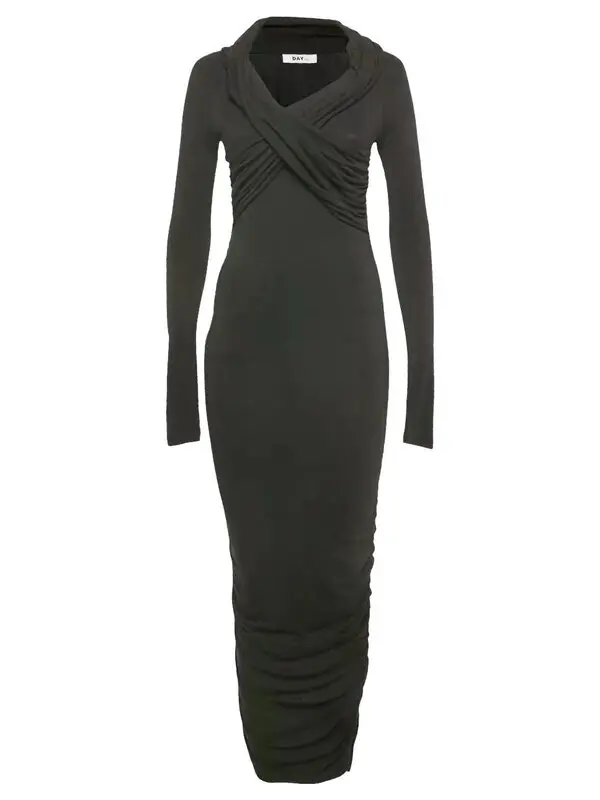Day Birger Et Mikkelsen Jersey Midi Dress - Black