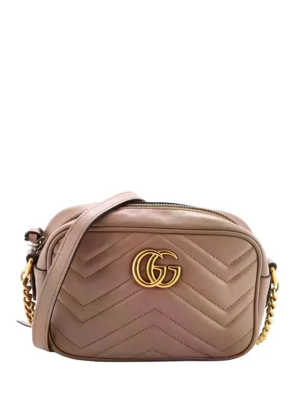 Gucci Gg Marmont Mini Crossbody Bag - Neutrals