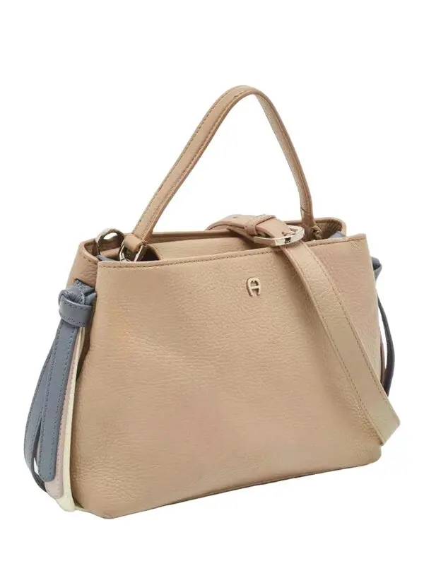 AIGNER Leather Tote Bag - Neutrals