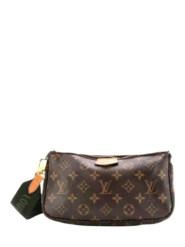 LOUIS VUITTON Multi Pochette Accessoires Monogram Canvas Crossbody Bag - Brown