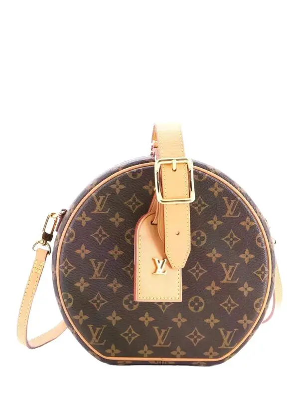 LOUIS VUITTON Petite Boite Chapeau Crossbody Bag - Brown