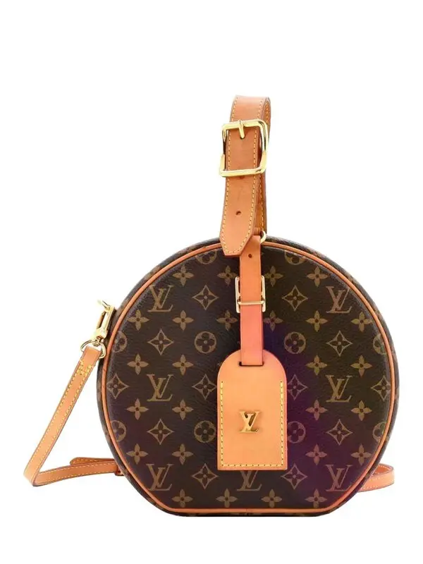 LOUIS VUITTON Petite Boite Chapeau Crossbody Bag Monogram Canvas - Brown