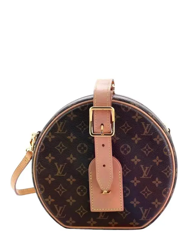 LOUIS VUITTON Petite Boite Chapeau Crossbody Bag Monogram Canvas - Brown