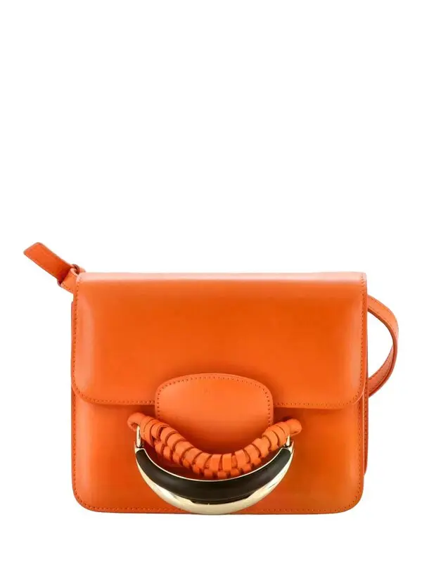 Chloé Kattie Leather Crossbody Bag - Orange