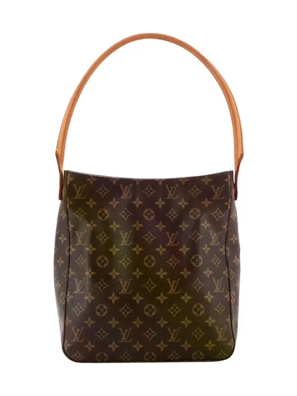 LOUIS VUITTON Looping Handbag Monogram Canvas Gm - Brown