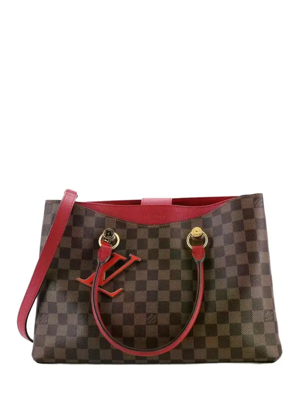 LOUIS VUITTON Riverside Damier Tote Bag - Brown