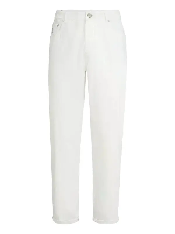 Brunello Cucinelli Five-pocket Jeans - White