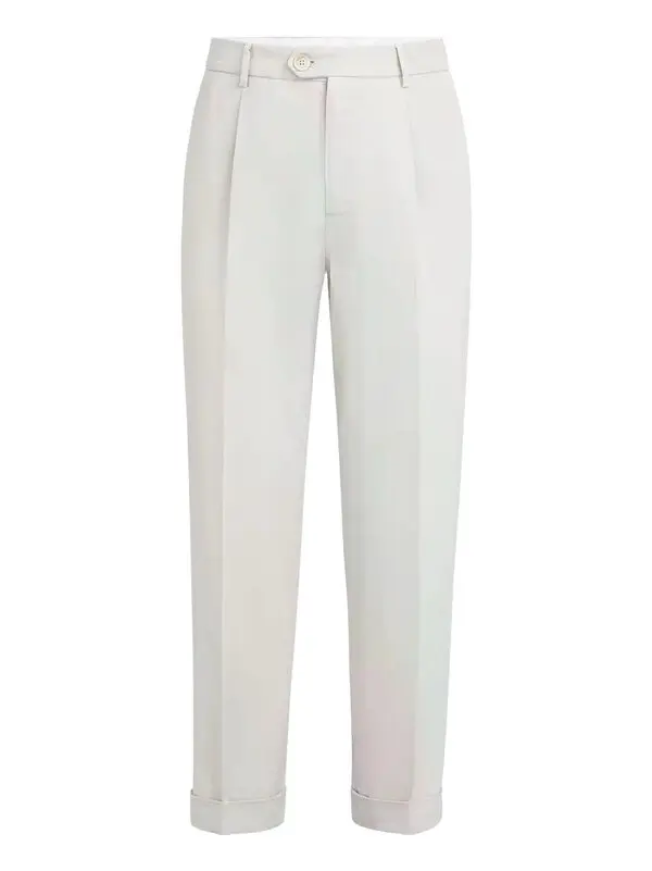 Brunello Cucinelli Cotton Trousers - Neutrals