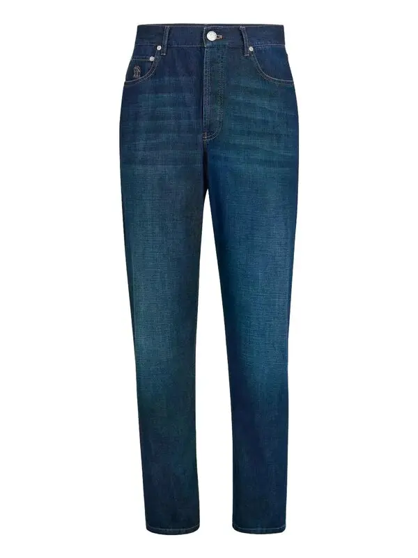 Brunello Cucinelli Five-pocket Trousers - Blue