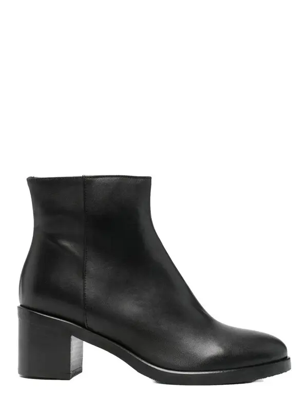 PAOLA PARISI 60mm Zip Ankle Boots - Black