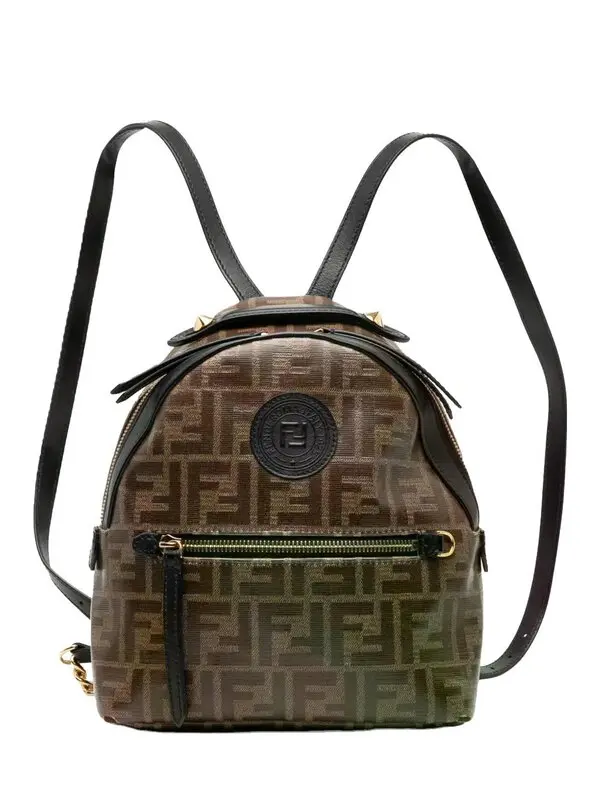 Fendi Zucca Ff 1974 Backpack - Brown