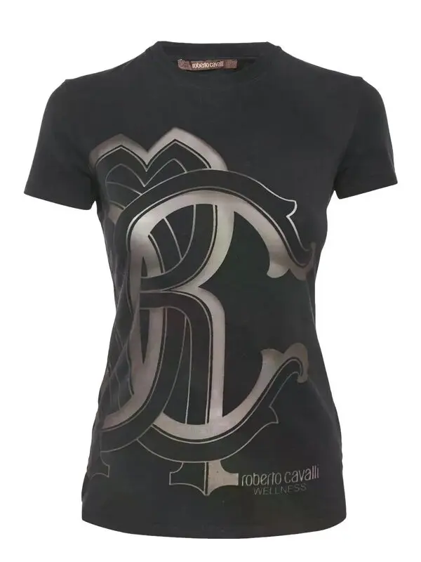 Roberto Cavalli Logo-print T-shirt - Black