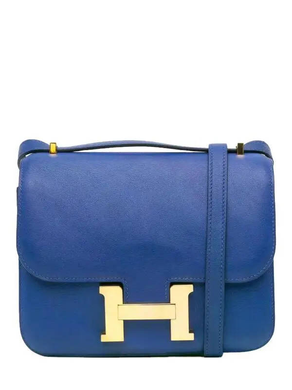 Hermès 2017 Mini Constance 18 Crossbody Bag - Blue
