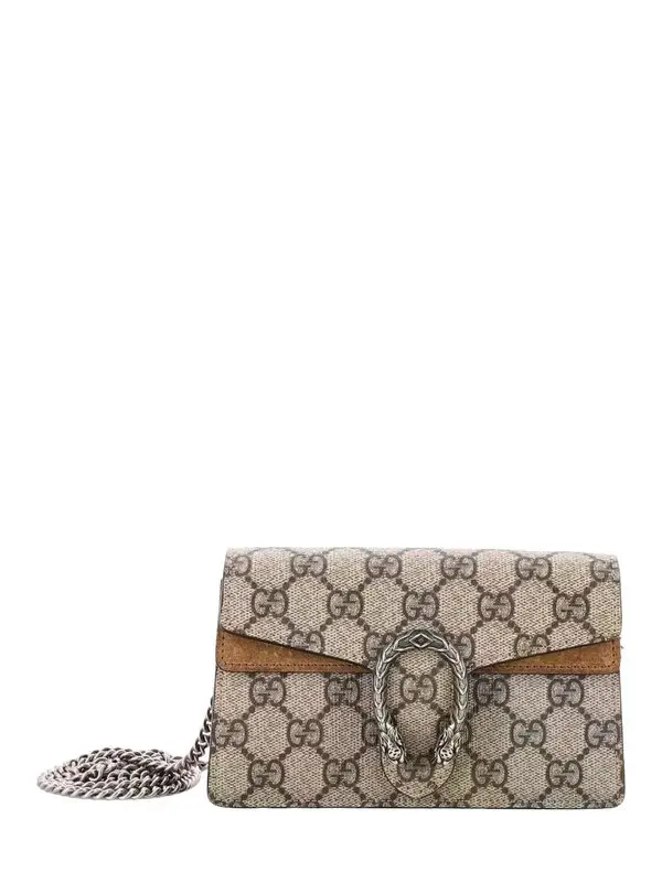 Gucci Dionysus Gg Coated Canvas Mini Crossbody Bag - Grey