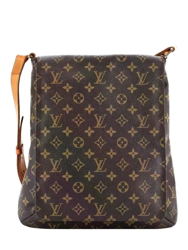 LOUIS VUITTON Musette Salsa Handbag Monogram Canvas Gm - Brown