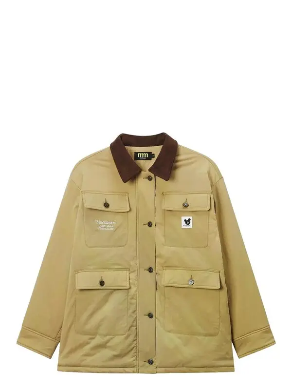 MINI CREAM Pocket Collar Jacket - Neutrals