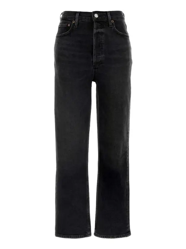 AGOLDE Straight Leg Jeans - Black