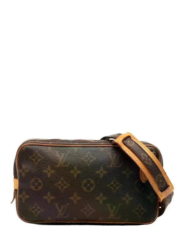 LOUIS VUITTON 1991 Monogram Pochette Marly Bandouliere - Brown