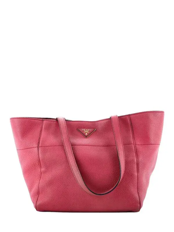 Prada Vitello Daino Mini Tote Bag - Pink
