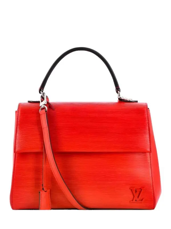 LOUIS VUITTON Cluny Top Handle Mm Satchel Epi Leather - Red